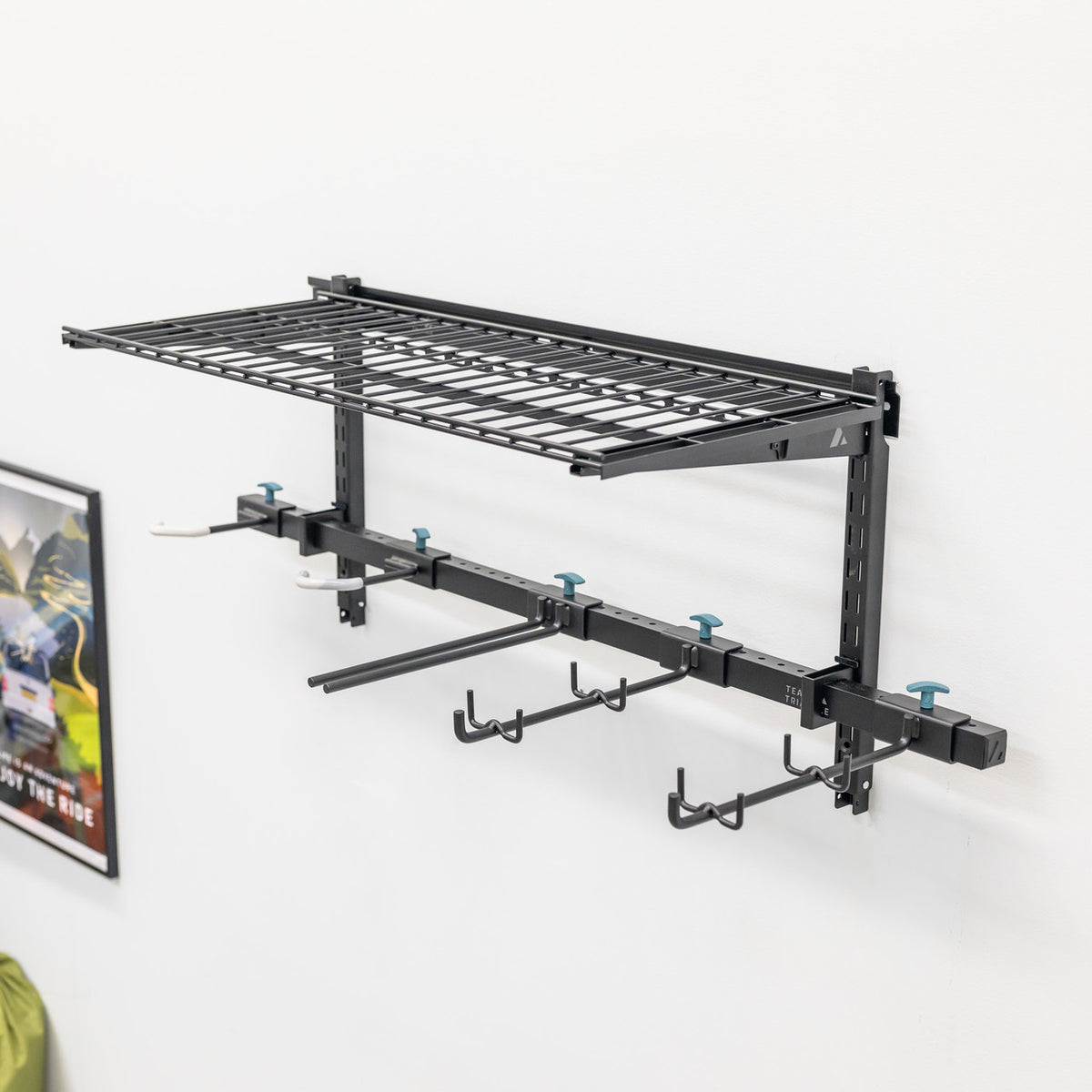 The G-System + Shelf – Teal Triangle