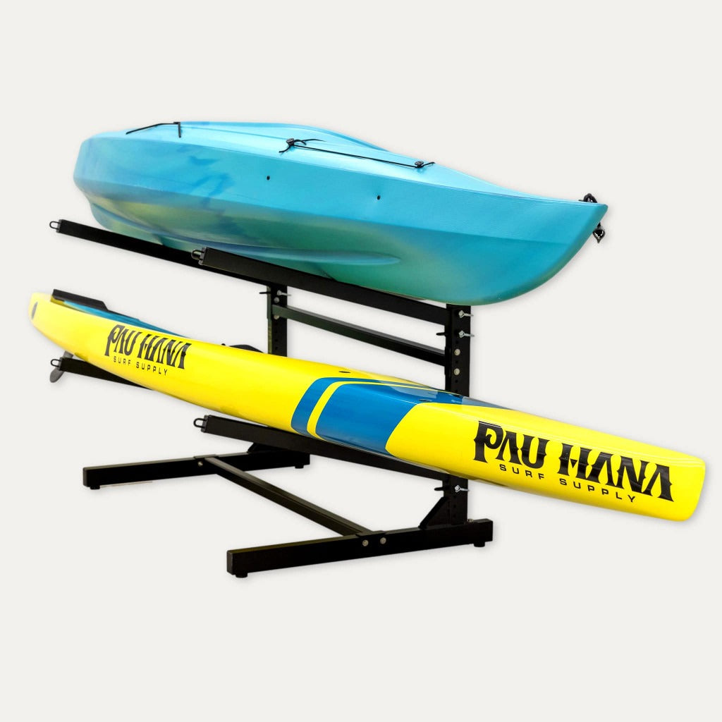 Kayak Storage Rack for 2 SUP, Kayak or Surfboards | Teal Triangle