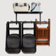 Wall Mounted Chair Storage Rack with Shelf | Chair Hanger by Teal Triangle