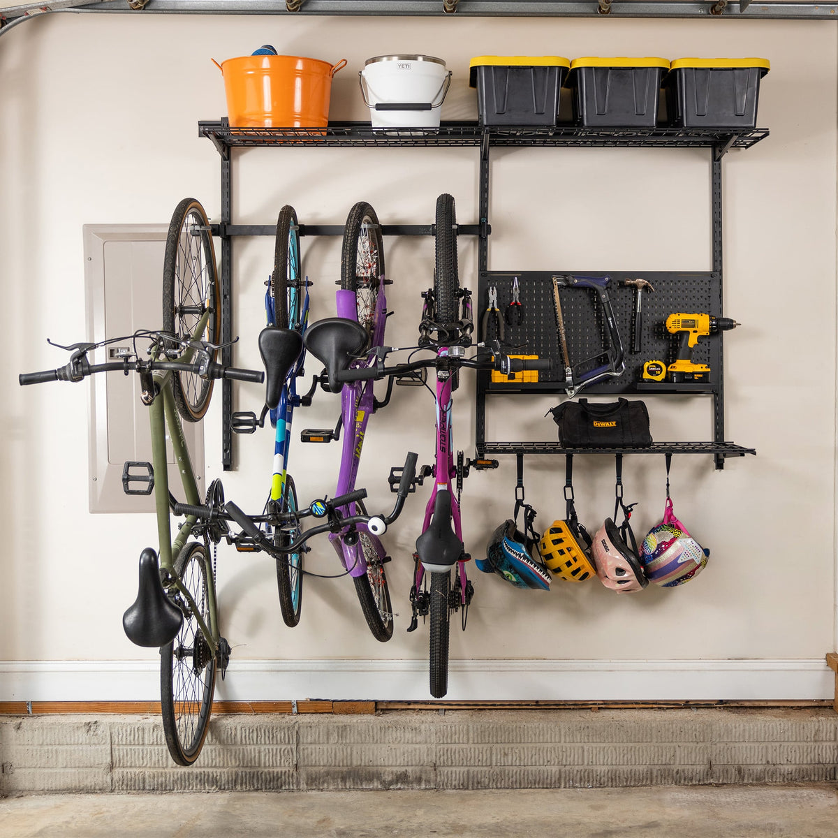 The Ultimate Garage Bike Storage System, Garage Wall Organizer, Garage ...