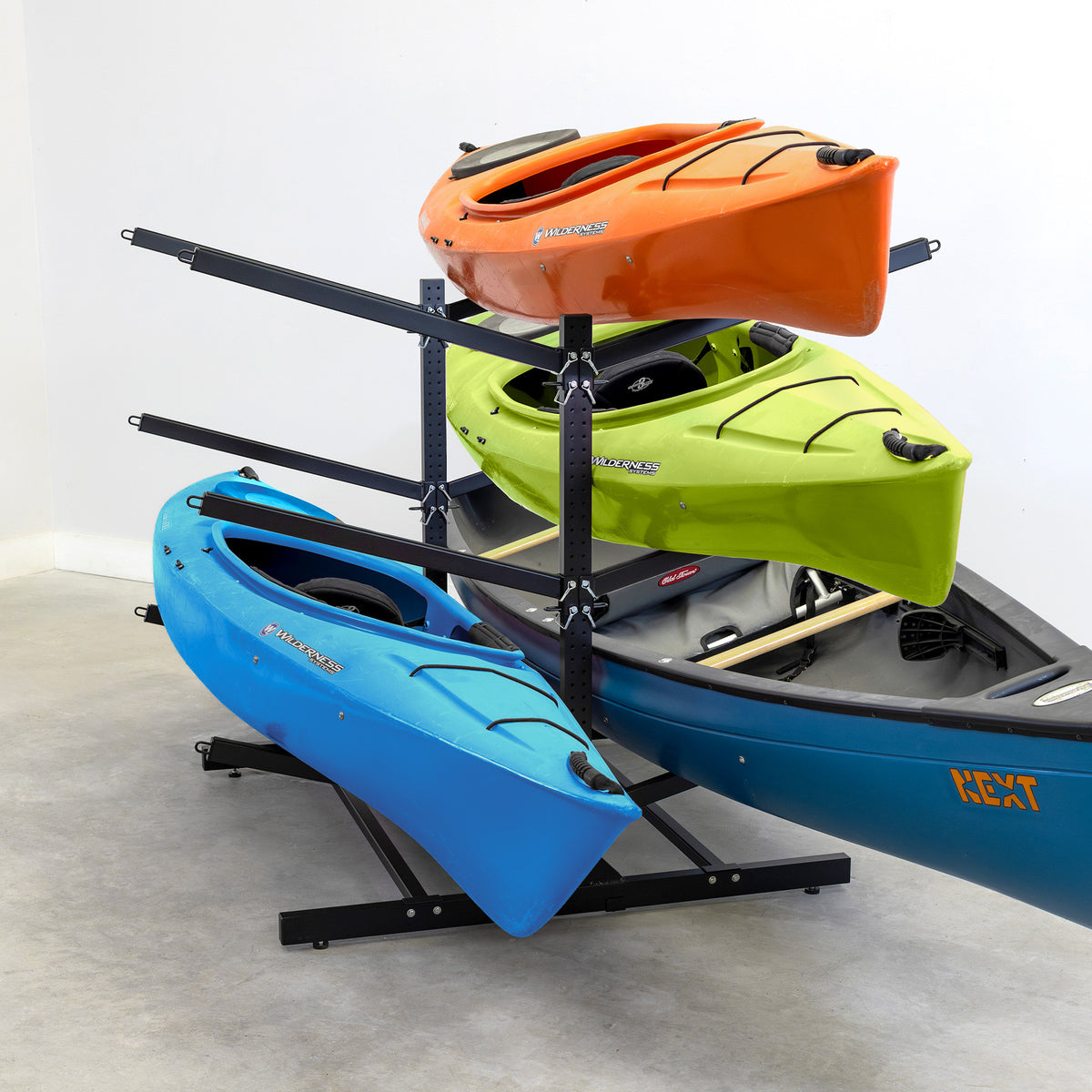 6 Kayak, Canoe, Paddle Board Storage Rack, Indoor-Outdoor Garage ...